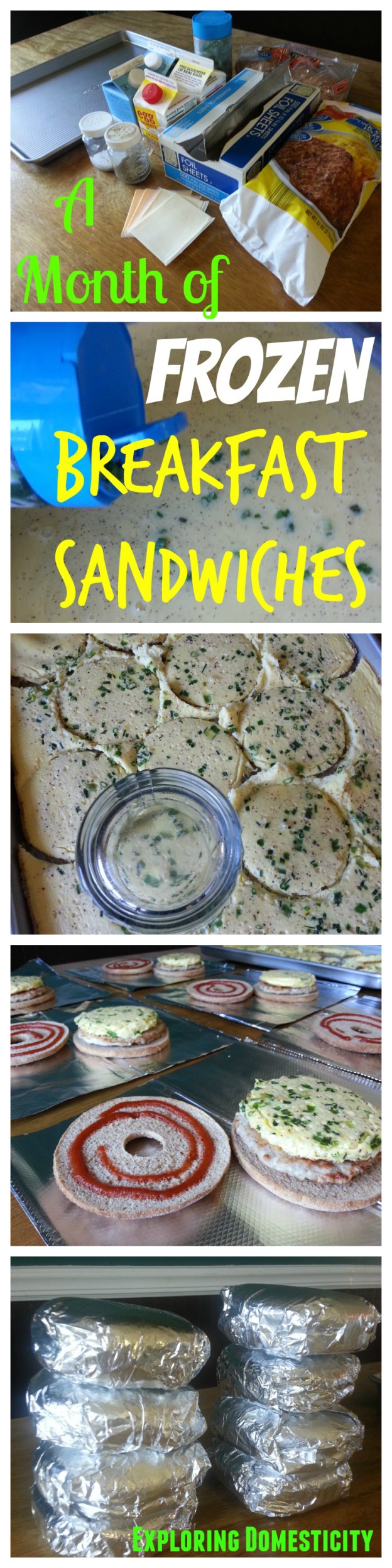 How to Make a Month of Frozen Breakfast Sandwiches {and Burritos} ⋆ ...