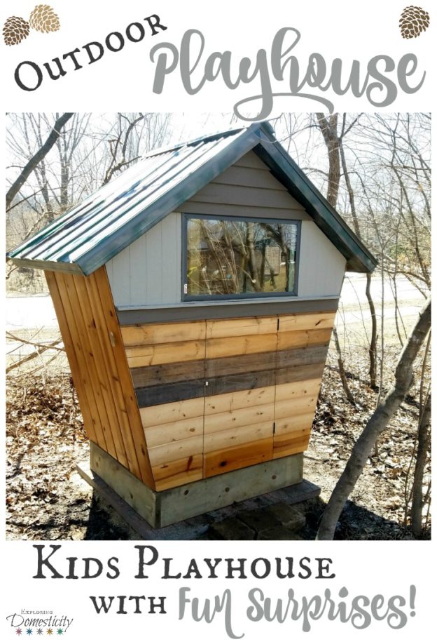 Outdoor Playhouse: Kids Playhouse with Fun Surprises!