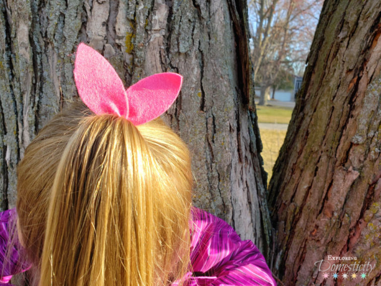 Bunny Ear Hair Ties: No Sew and So Cute! ⋆ Exploring Domesticity