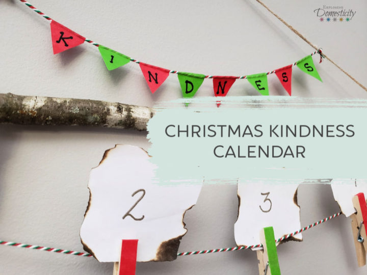 Christmas Kindness Calendar ⋆ Exploring Domesticity