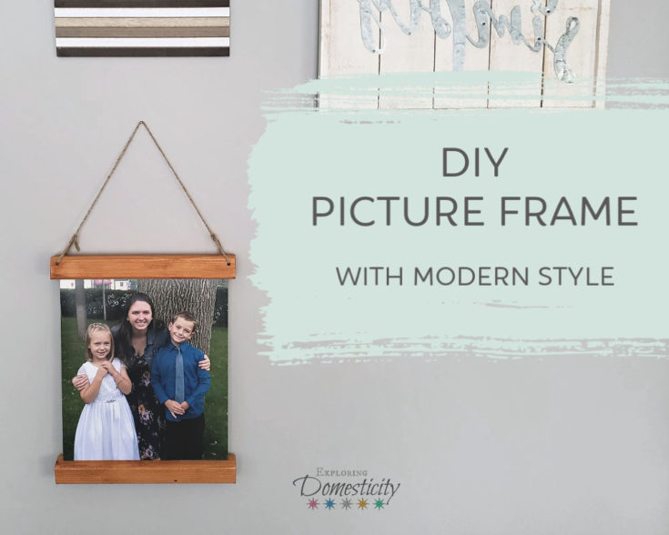 Easy Picture Frame DIY with Modern Style ⋆ Exploring Domesticity