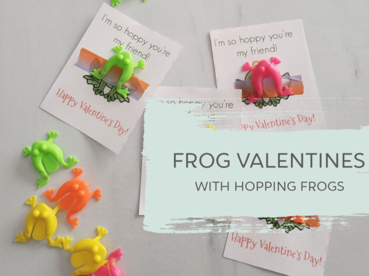 Frog Valentines with Hopping Frogs ⋆ Exploring Domesticity