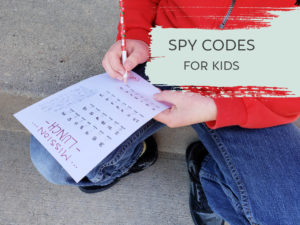 Spy codes for kids feature ⋆ Exploring Domesticity